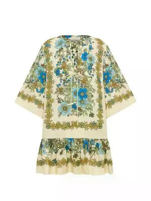 ALEMAIS Sophia Linen Mini Dress - Neutrals