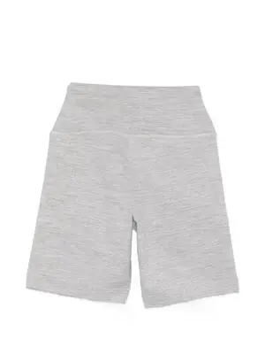 SPORTY & RICH Logo-print High-waisted Cycling Shorts