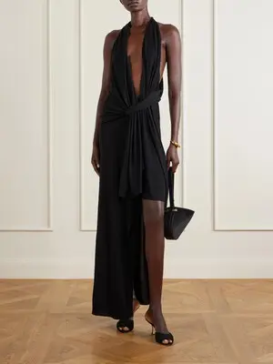Christopher Esber Spire Cascade Twisted Jersey Gown