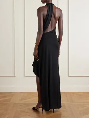 Christopher Esber Spire Cascade Twisted Jersey Gown