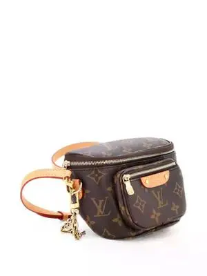 LOUIS VUITTON Bum Bag Monogram Canvas Mini Belt Bag