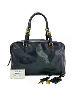 Prada Boston Tote Bag - Black