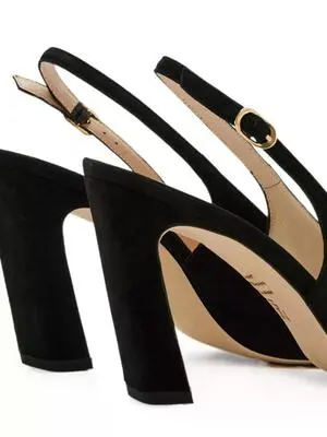 STUART WEITZMAN Slingback Pointed-toe Sandals