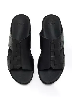 FORSA Leather Open Toe Slip-on Sandals