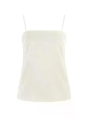 Alberta Ferretti Spaghetti-strap Blouse - White
