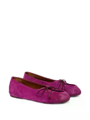Marsèll Girella Suede Ballet Flats - Purple