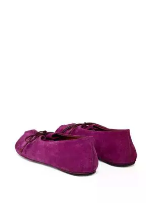 Marsèll Girella Suede Ballet Flats - Purple