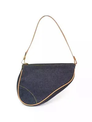 Dior 2001 Saddle Shoulder Bag - Blue