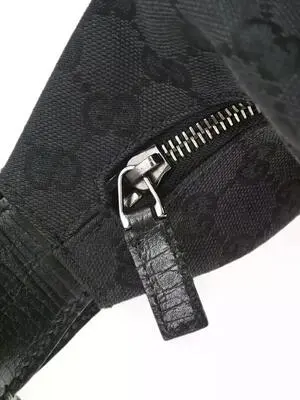 Gucci 1990-2000s Horsebit Gg Shoulder Bag