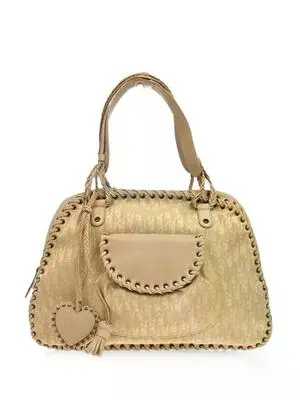 Dior 2007 Trotter Ethnic Shoulder Bag - Neutrals