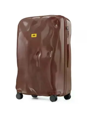 CRASH BAGGAGE Large Icon Dented-effect Suitcase