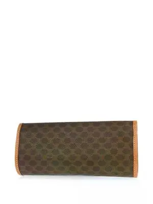 Celine 1990-2000s Macadam Cosmetic Clutch Bag