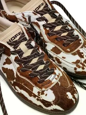 HOFF Park Cow-print Pony-hair Sneakers