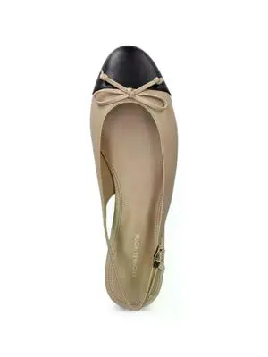 Michael Kors Bow-detail Slingback Ballet Flats
