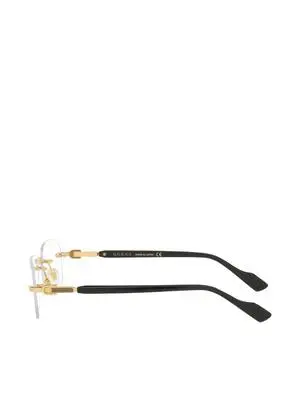 Gucci Rimless Square-frame Glasses