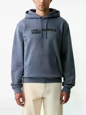 Karl Lagerfeld Logo Print Hoodie