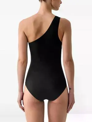 Michael Kors One-shoulder Ring-detail Swimsuit
