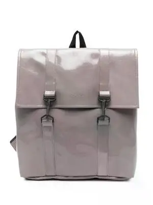 Rains Mini W3 Glaze-effect Backpack - Grey