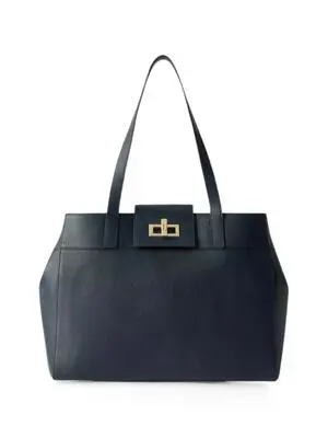 Furla Large Grained-leather Tote Bag