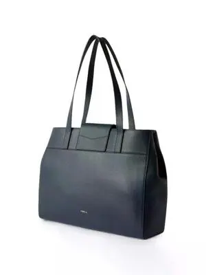 Furla Large Grained-leather Tote Bag