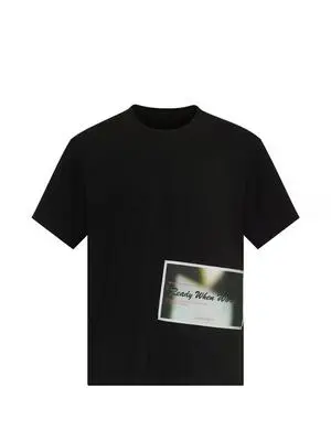 MAISON MARGIELA Patch Cotton T-shirt - Black