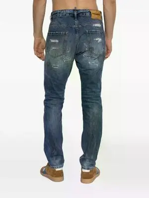 Dsquared2 Worker Wash Teddy Jeans