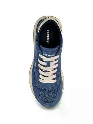 HOFF City Suede-panelled Textured Sneakers - Blue
