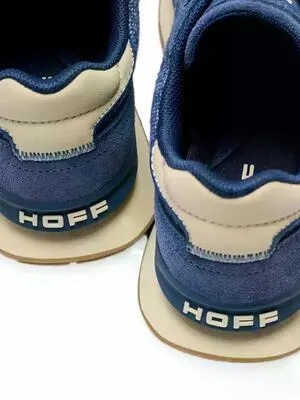 HOFF City Suede-panelled Textured Sneakers - Blue