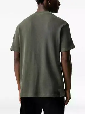 Karl Lagerfeld Waffle-knit Logo-patch T-shirt