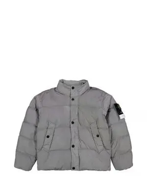 Stone Island Garment Dyed Crinkle Reps Ny Down Jacket With Wind Resistance
