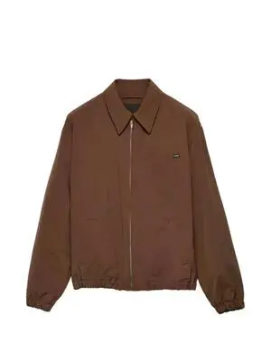 Prada Technical Fabric Blouson Jacket - Brown