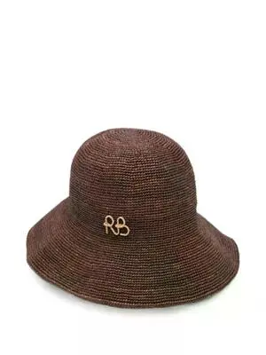Ruslan Baginskiy Logo-embroidered Sun Hat - Brown