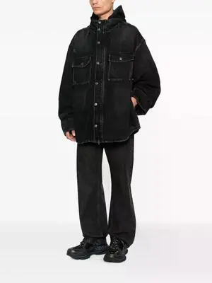 Balenciaga Hooded Denim Jacket