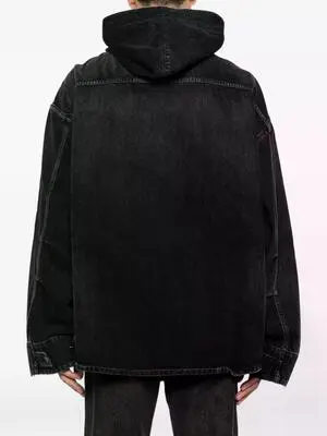 Balenciaga Hooded Denim Jacket