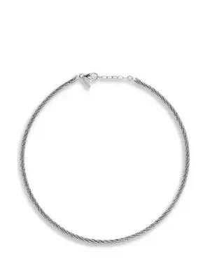 DESMOS Tone Twisted Multi-strand Necklace - Silver