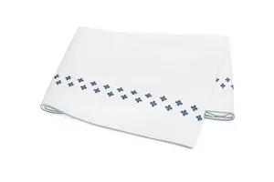 MATOUK Casablanca Flat Bed Sheet Indigo