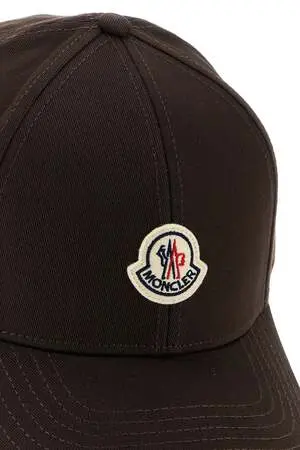 Moncler Chocolate Cotton Baseball Cap