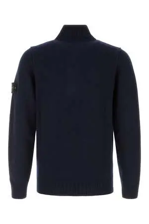 Stone Island Midnight Wool Blend Sweater