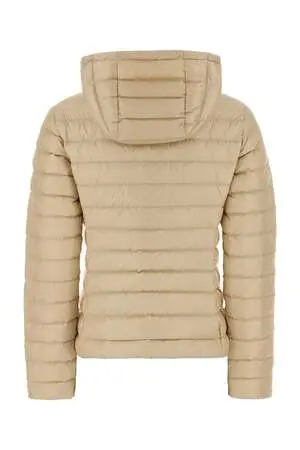 Moncler Sand Nylon Igelhood Down Jacket