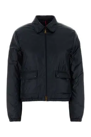 Moncler Navy Nylon Lanset Down Jacket - Blue