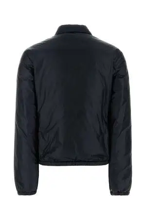 Moncler Navy Nylon Lanset Down Jacket