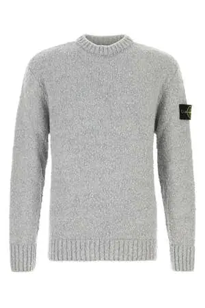 Stone Island Light Wool Blend Sweater - Grey