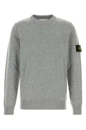 Stone Island Wool Blend Sweater - Grey