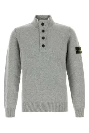 Stone Island Wool Blend Sweater - Grey