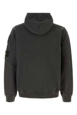 Stone Island Dark Cotton Sweatshirt