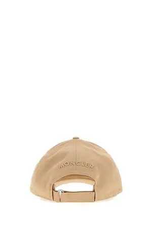 Moncler Beige Cotton Baseball Cap