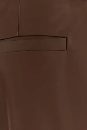 Sportmax Chocolate Leather Cinepresa Pant