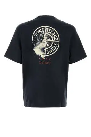 Stone Island Navy Cotton T-shirt