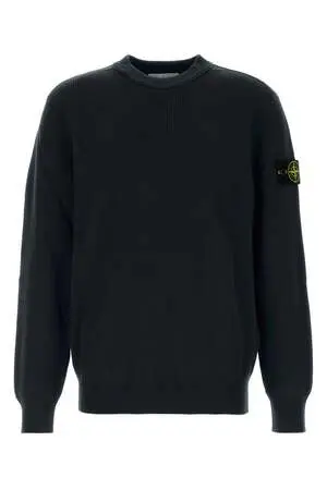 Stone Island Cotton Sweater - Black