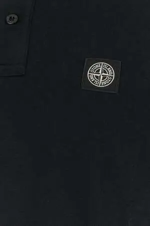 Stone Island Stretch Piquet Polo Shirt - Black
